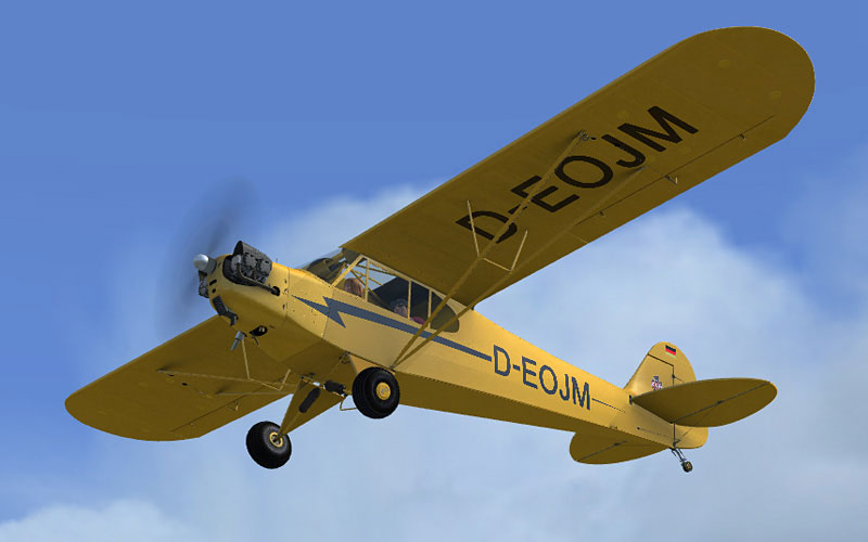 Piper 650 (2,4 GHz 5CH készlet, giroszkóppal) - Elektromos - Repülő